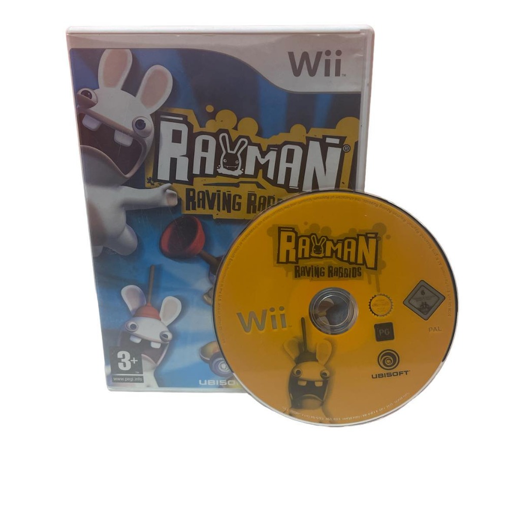 Pre-owned Rayman Raving Rabbids Wii Game - Own4Less